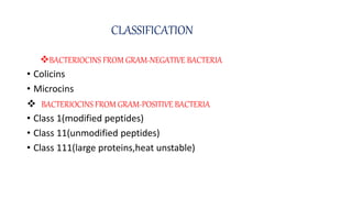 Role of Bacteriocins in food preservation. Food safety is a growing ...