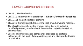 Role of Bacteriocins in food preservation. Food safety is a growing ...