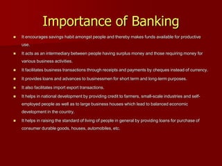 Role of banks | PPT