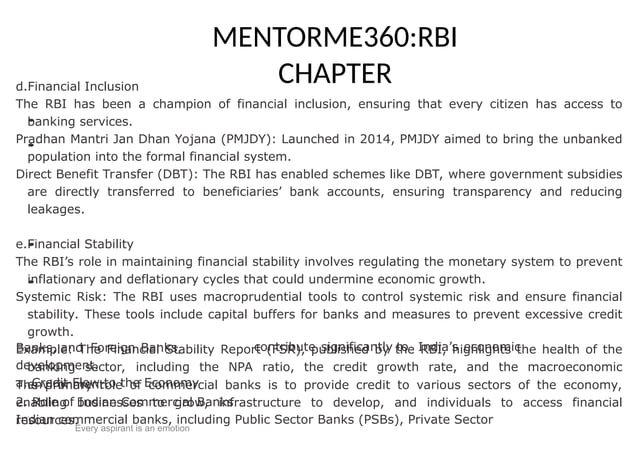 Role of banks and RBI in the development process.ppt