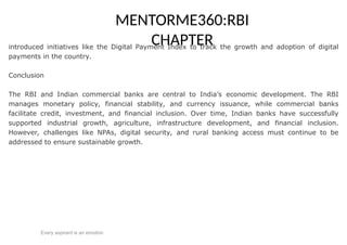 Role of banks and RBI in the development process.ppt