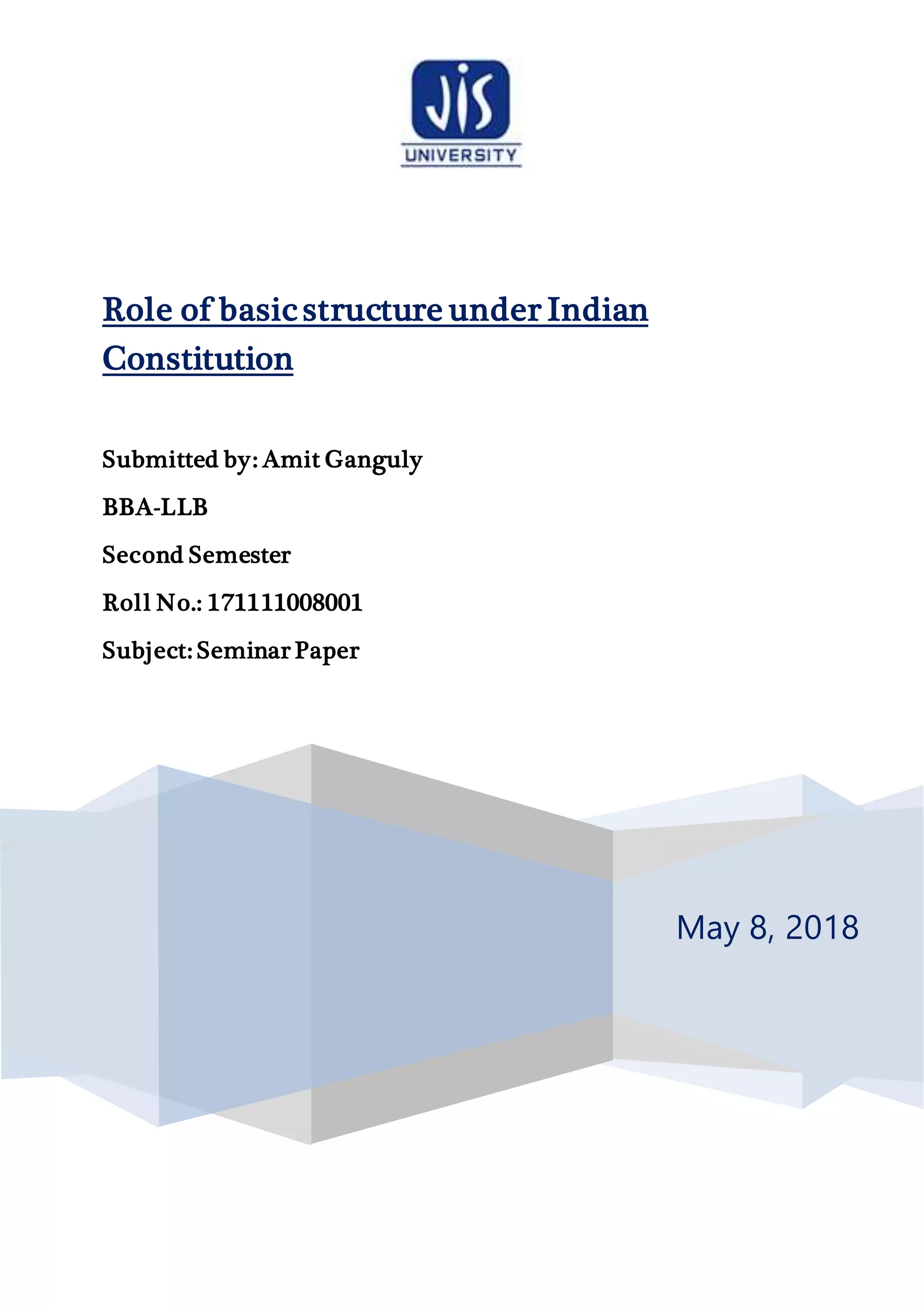 Role of basic structure | PDF