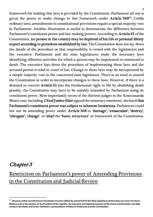 Role of basic structure | PDF