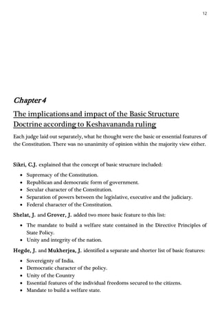 Role of basic structure | PDF