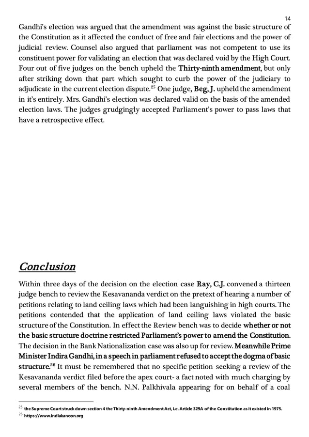 Role of basic structure | PDF