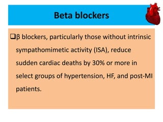 Role of beta blocker and statin in primary prevention of cardiovascular ...