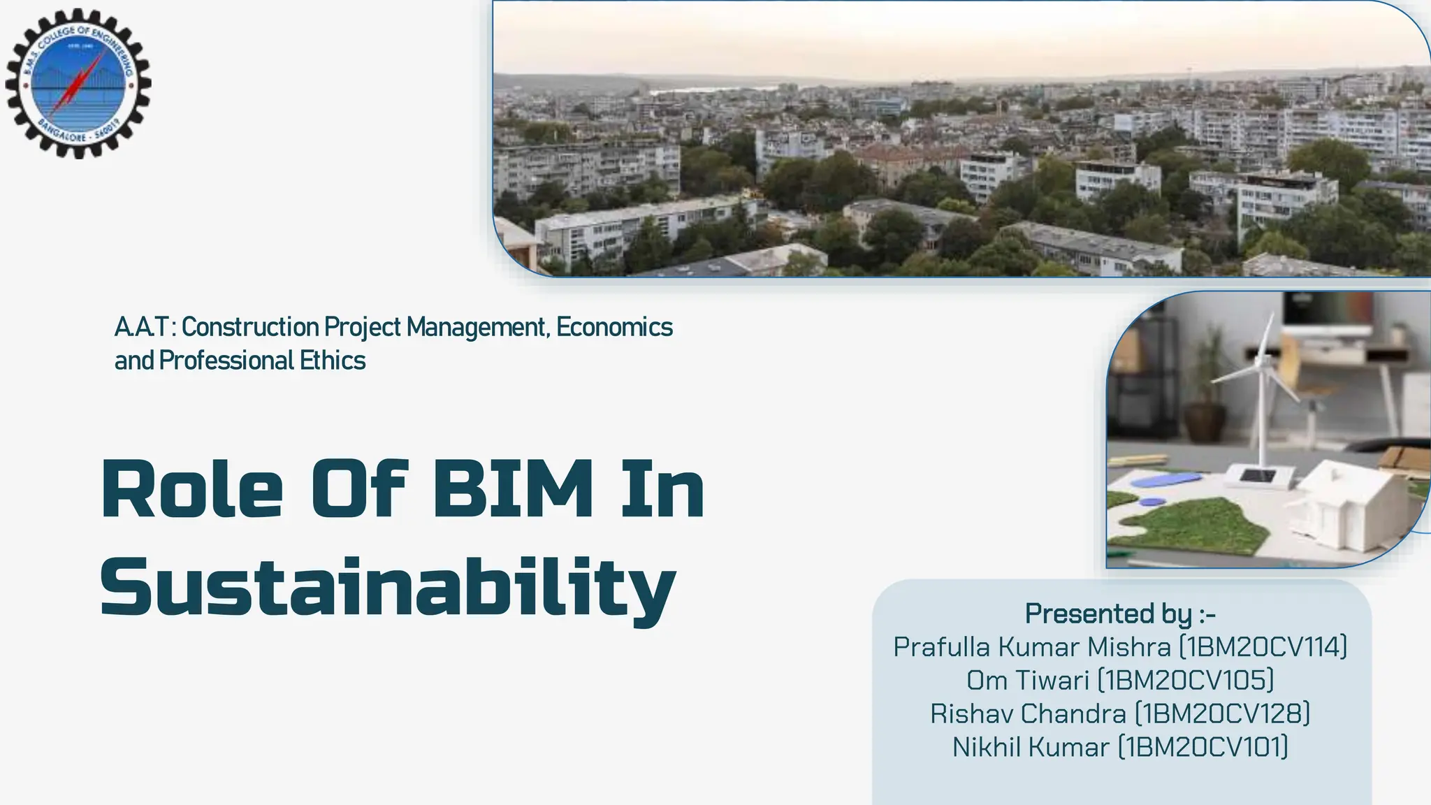 Role Of BIM in Sustainable Construction .pptx