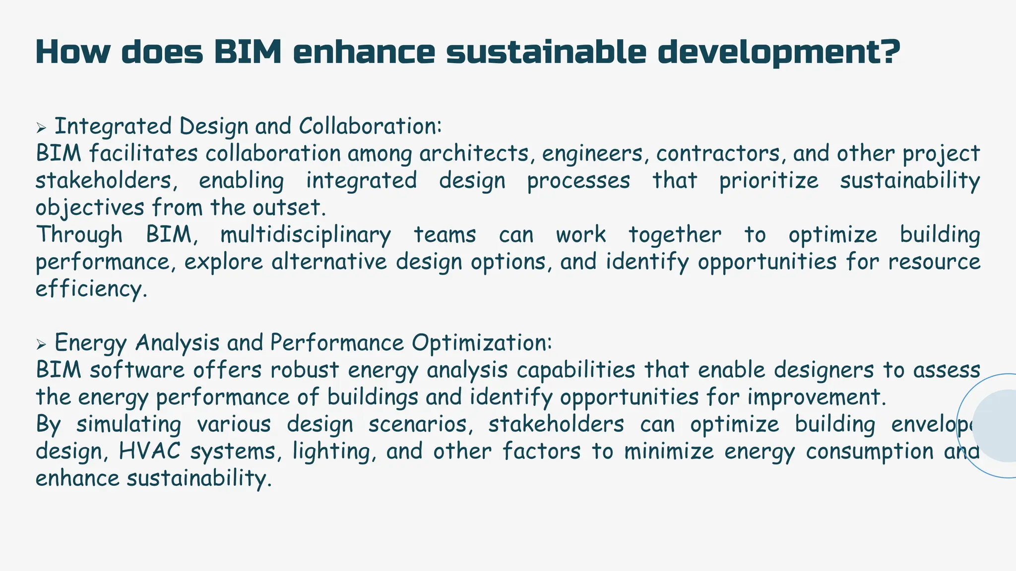 Role Of BIM in Sustainable Construction .pptx