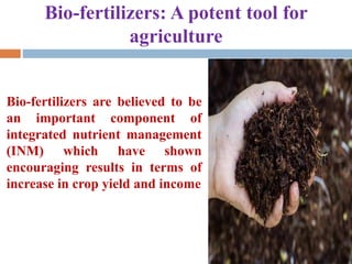 Role of biofertilizers in Horticulture | PPTX