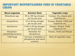 Role of biofertilizers | PPTX | Agriculture | Industries