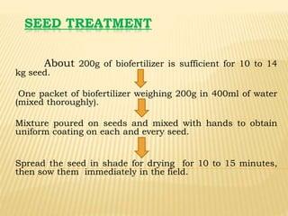 Role of biofertilizers | PPTX | Agriculture | Industries