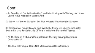 ROLE OF BIOIDENTICAL HORMONES IN MANAGEMENT OF MENOPAUSE (1).pptx