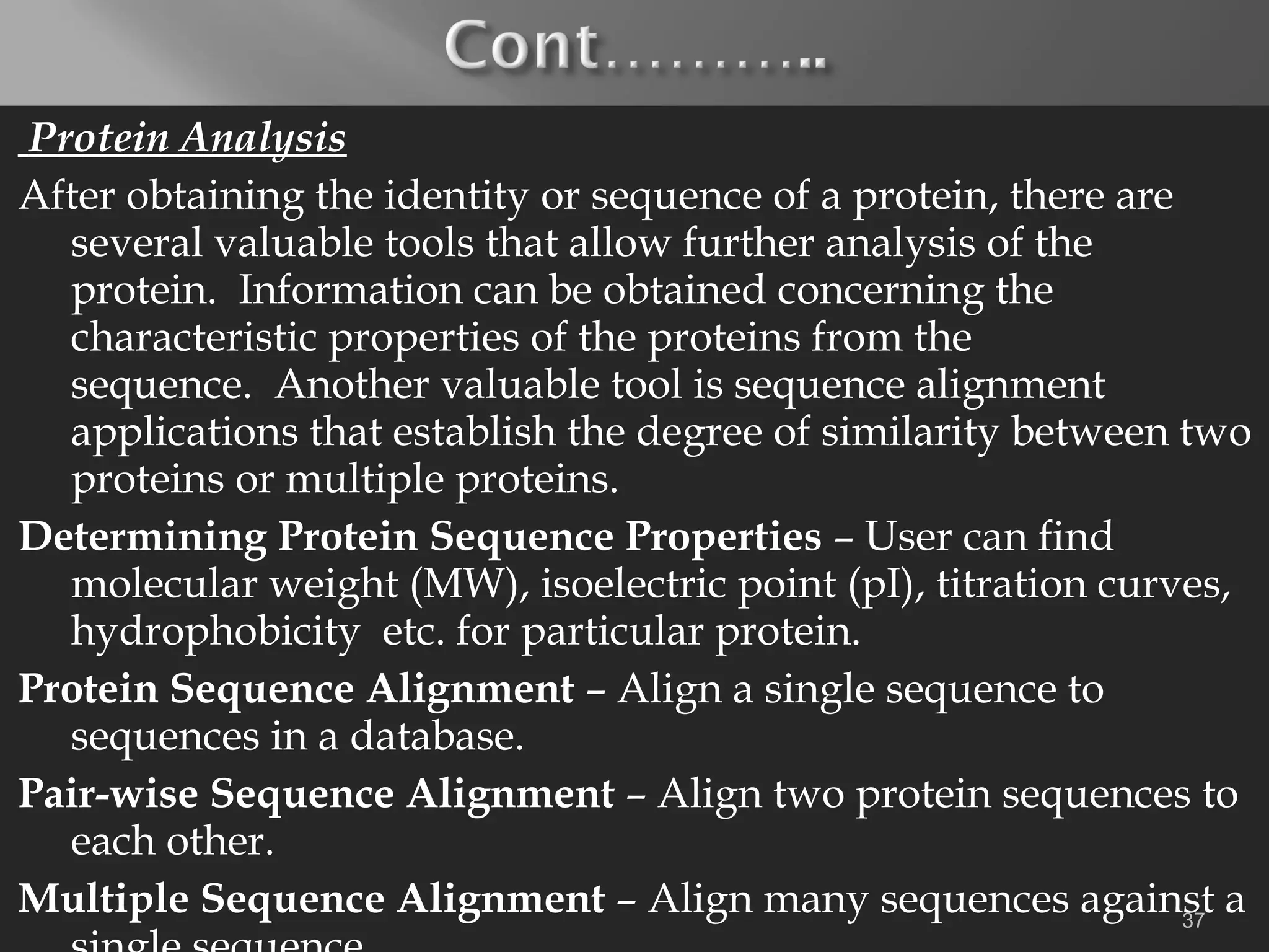 Role Of Bioinformatics In Life Sciences Research Ppt