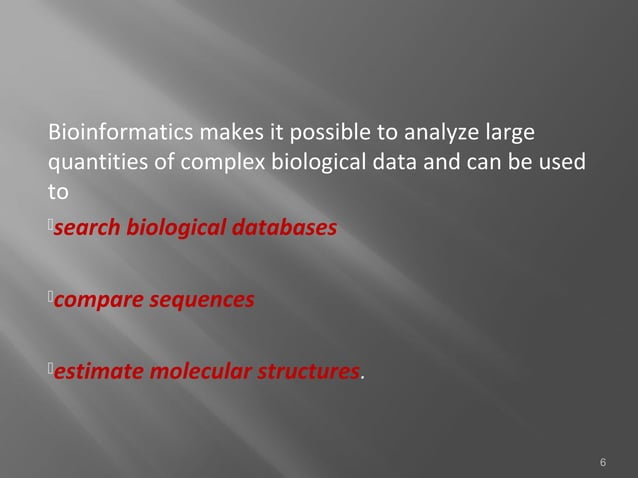 Role Of Bioinformatics In Life Sciences Research Ppt