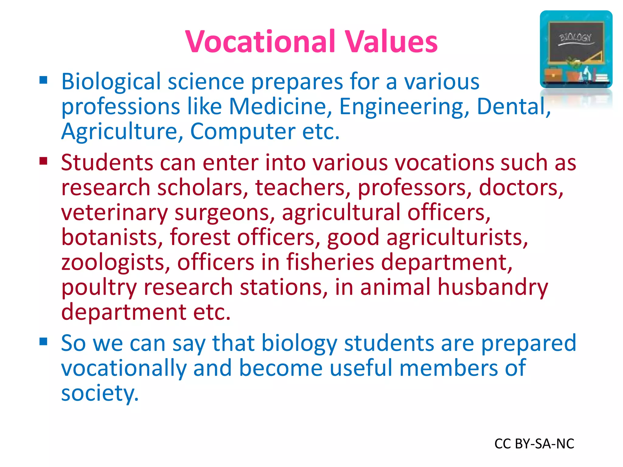 Role of biology teacher in inculcating biological science | PPTX