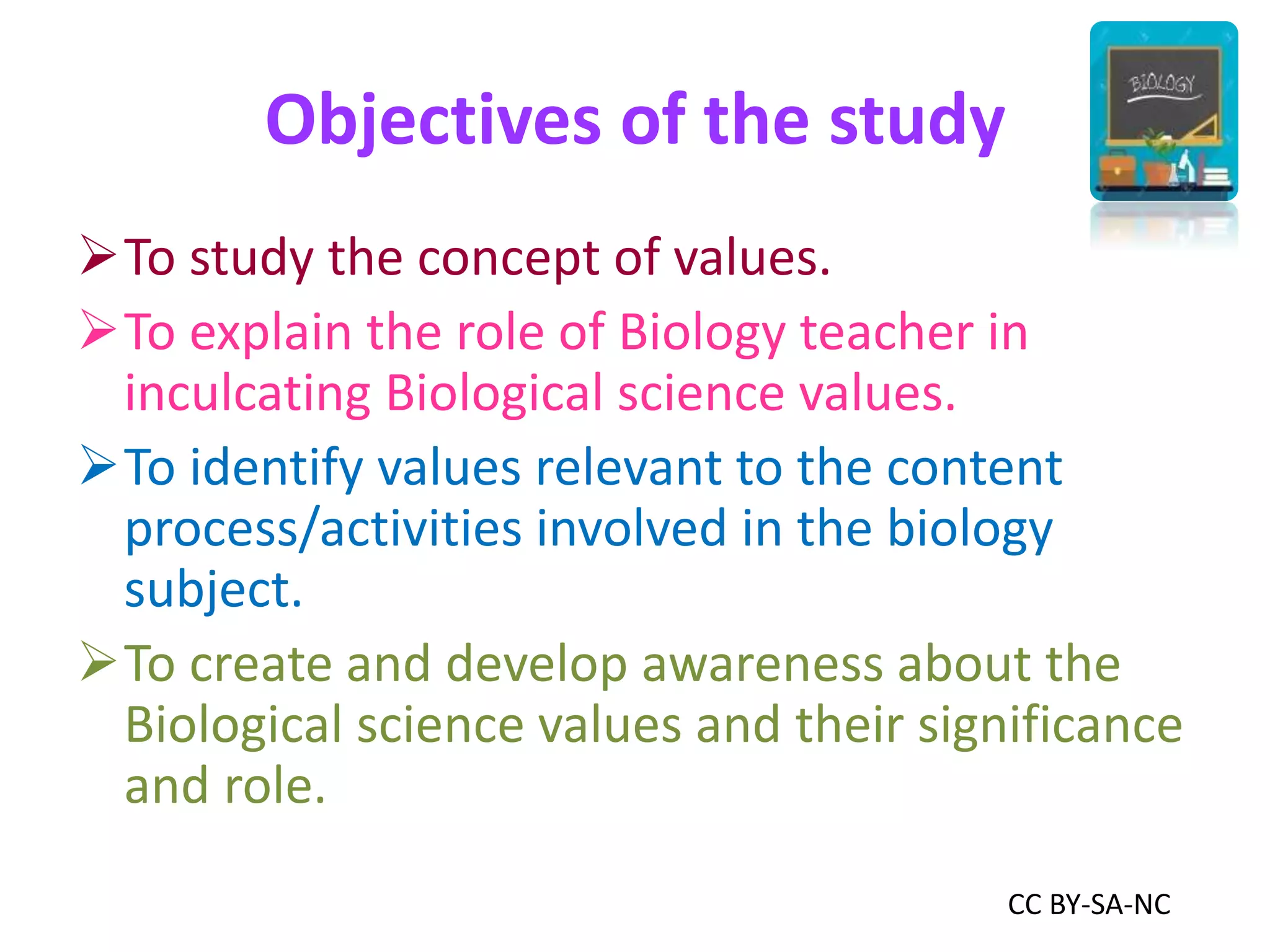 Role of biology teacher in inculcating biological science | PPTX