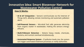 role of Bio sensor in early detection of waste water pollution..pptx