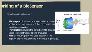 role of Bio sensor in early detection of waste water pollution..pptx
