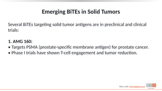 Role of BiTE (TARLATAMAB ) in extensive stage small cell lung cancer .pptx