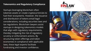 Role of Blockchain Lawyers in Indian Startups: Navigating Legal Complexities | PDF