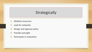 Role of Board in Monitoring Evaluation | PPTX