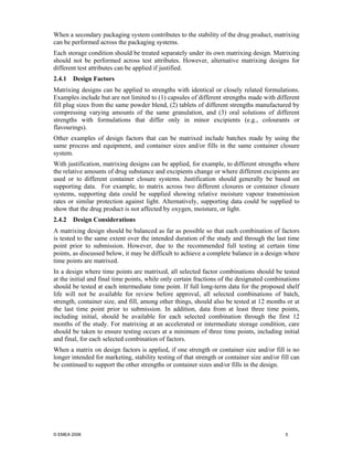 Role of bracketing & matrixing during stability study | PDF