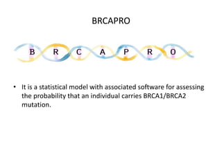 Role of brca, her2 neu and newer agents | PPT