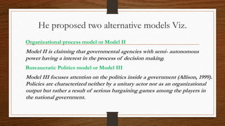 Role of bureaucracy in formulation of foreign policy. | PPTX