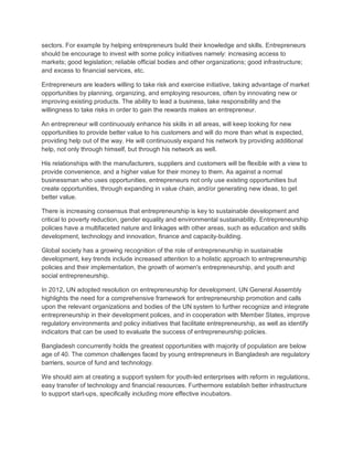 Role of business in economic development | PDF