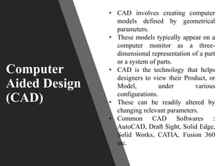 Role of cad Cam in product design rev 2.pptx