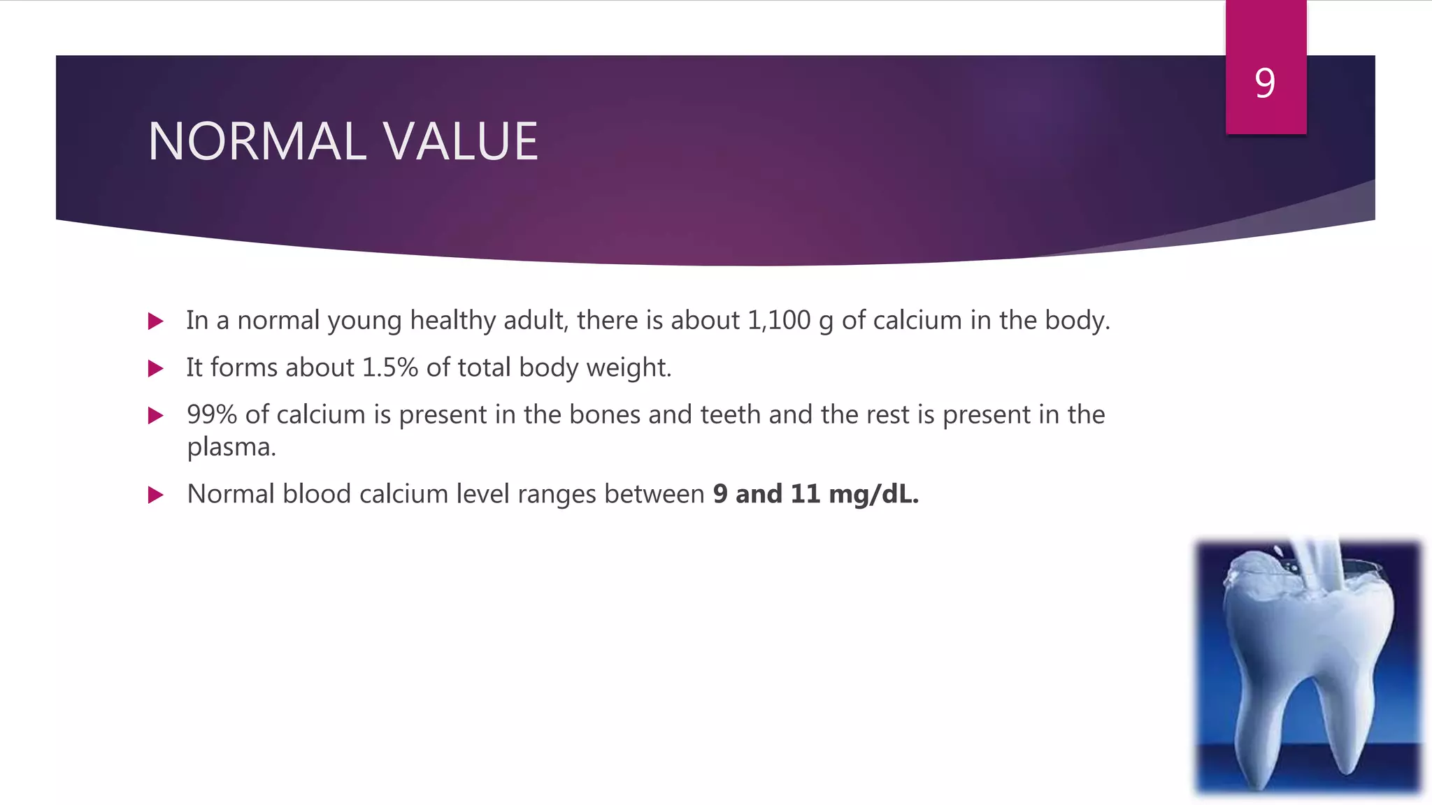 calcium and oral health | PPTX