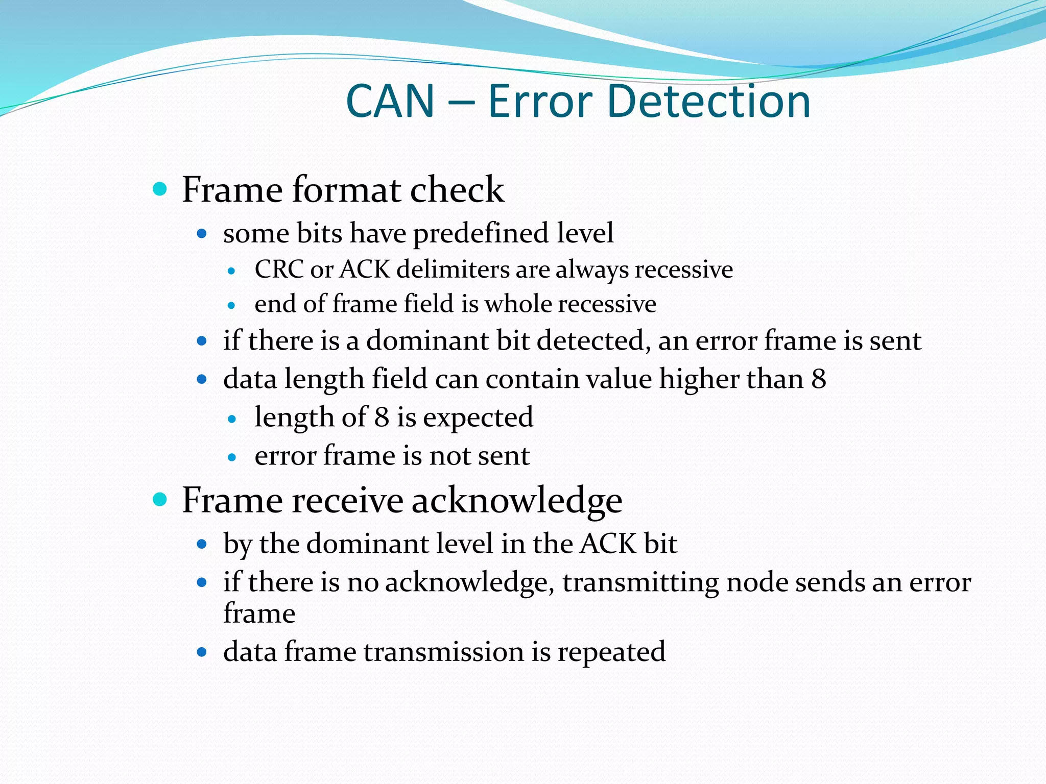 Role of CAN BUS in automotives | PPT | Computer Networking | Computing