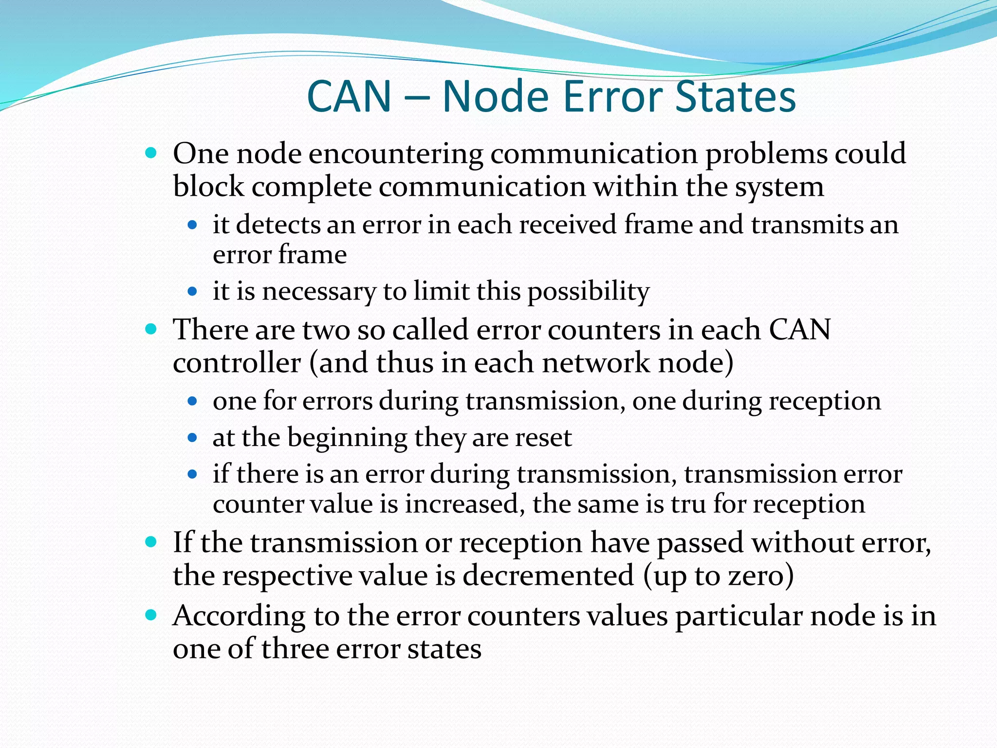 Role of CAN BUS in automotives | PPT