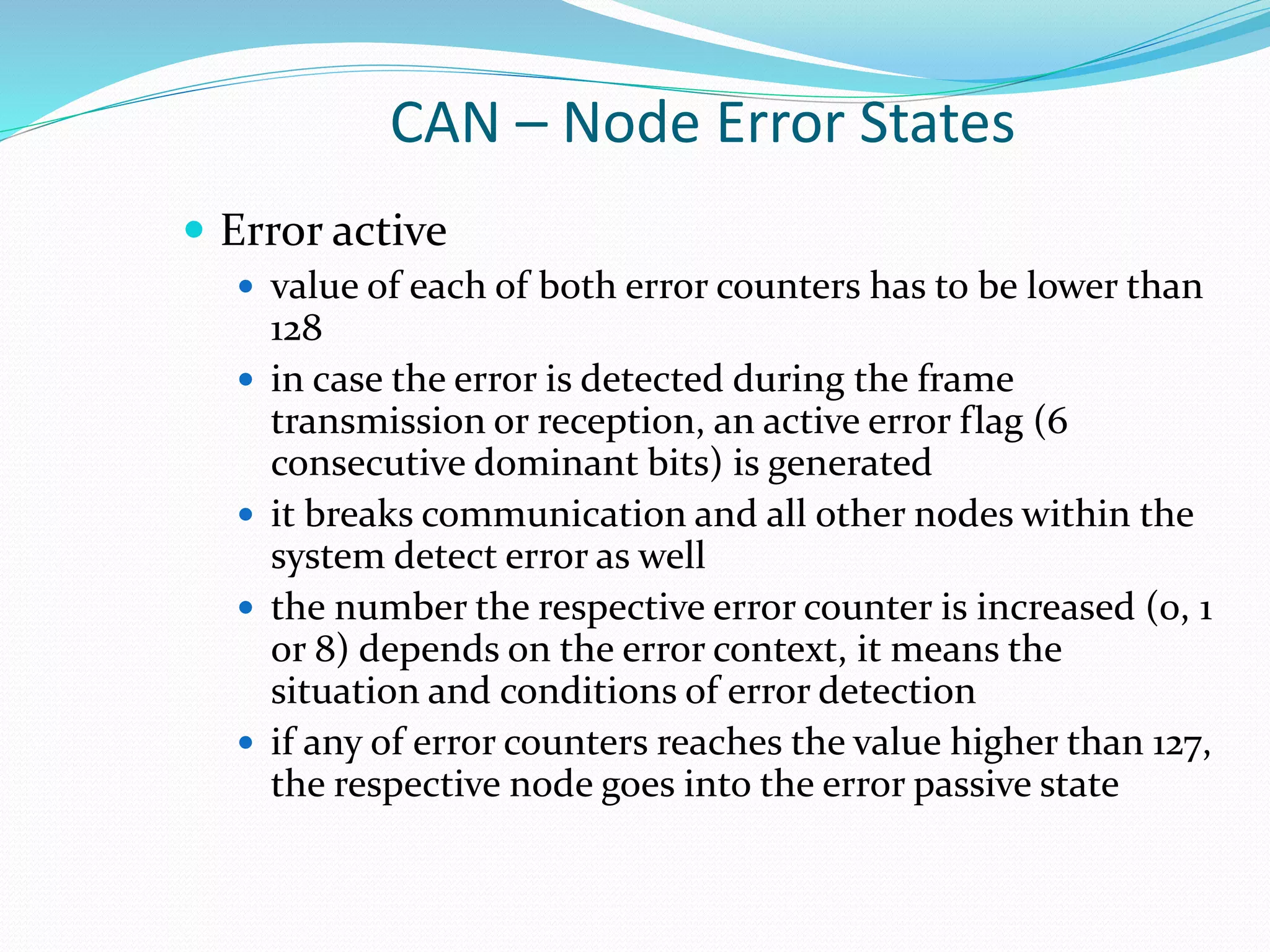 Role of CAN BUS in automotives | PPT