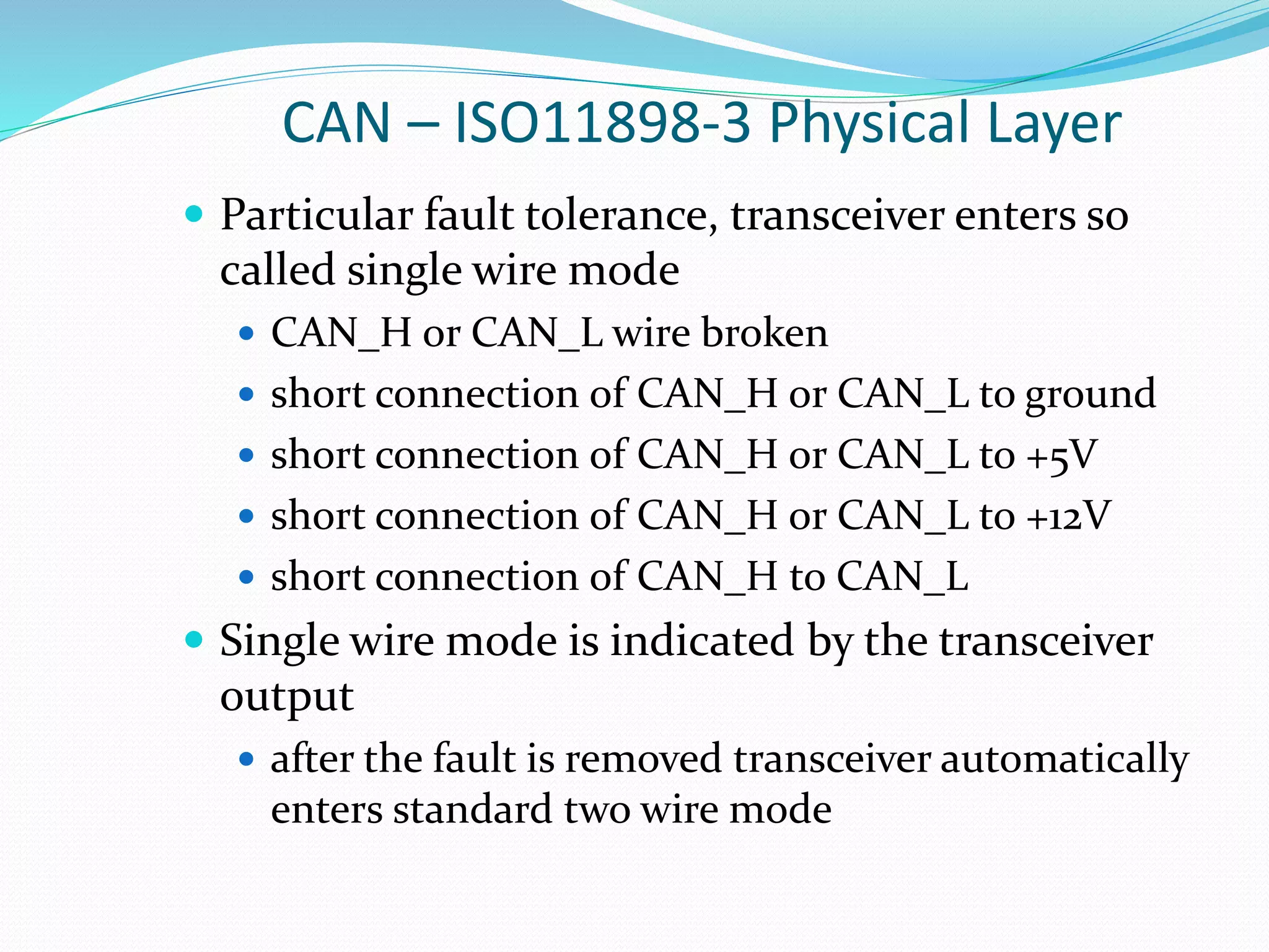 Role of CAN BUS in automotives | PPT