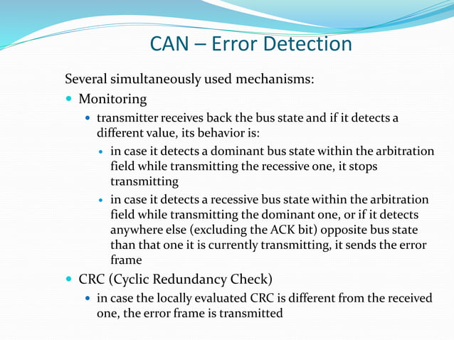 Role of CAN BUS in automotives | PPT | Computer Networking | Computing