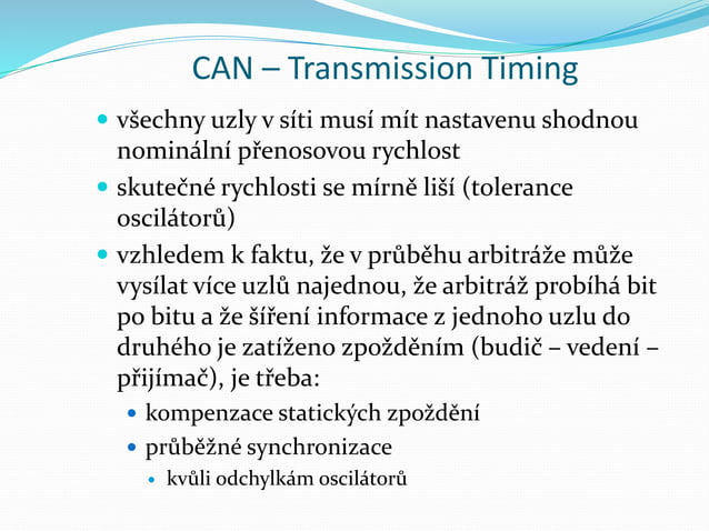 Role of CAN BUS in automotives | PPT | Computer Networking | Computing