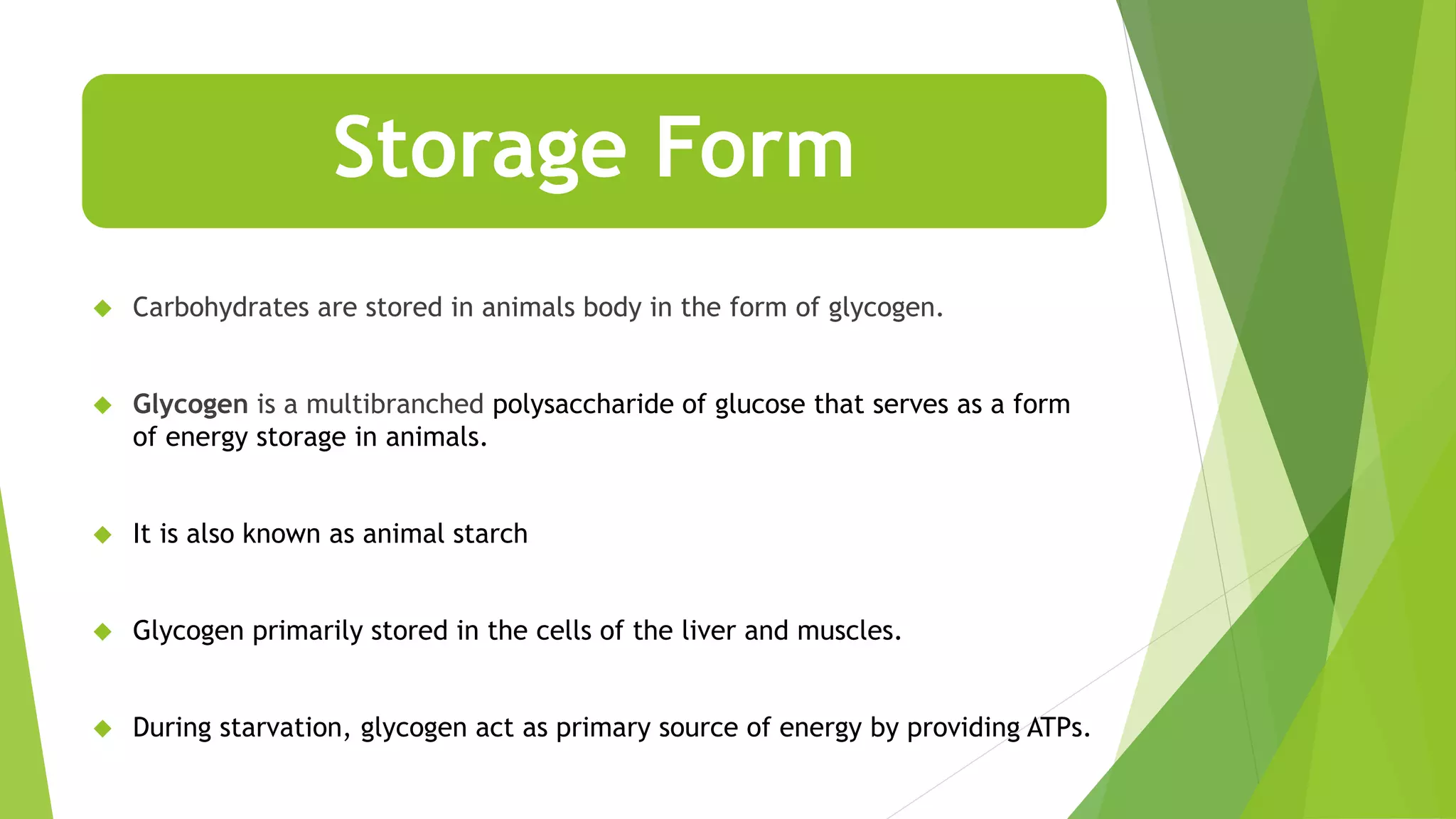 Role of carbohydrates | PPTX