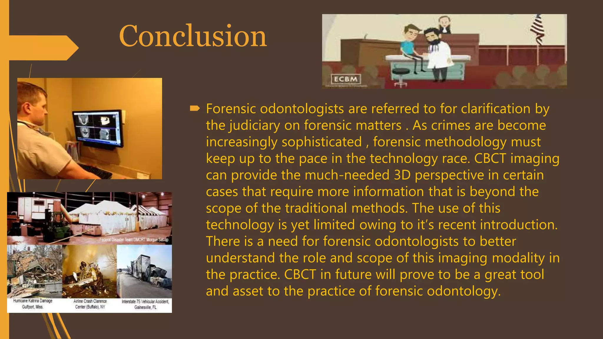 Role of CBCT in Forensic Odontology | PPTX
