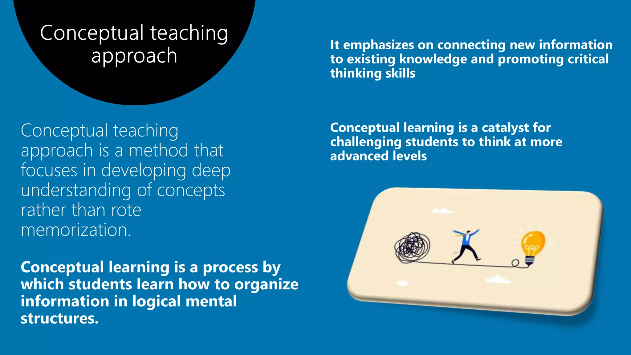 role of concept based teaching & teaching methodologies.pptx | Primary Education | Education