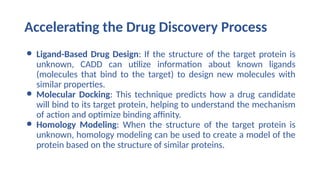 Role of Computational Drug Design process | PPTX