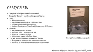 Philippines Cybersecurity Conference 2021: The role of CERTs | PPT