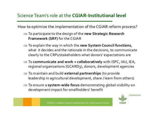 Role of CGIAR System in Germplasm Conservation and Exchange.pptx
