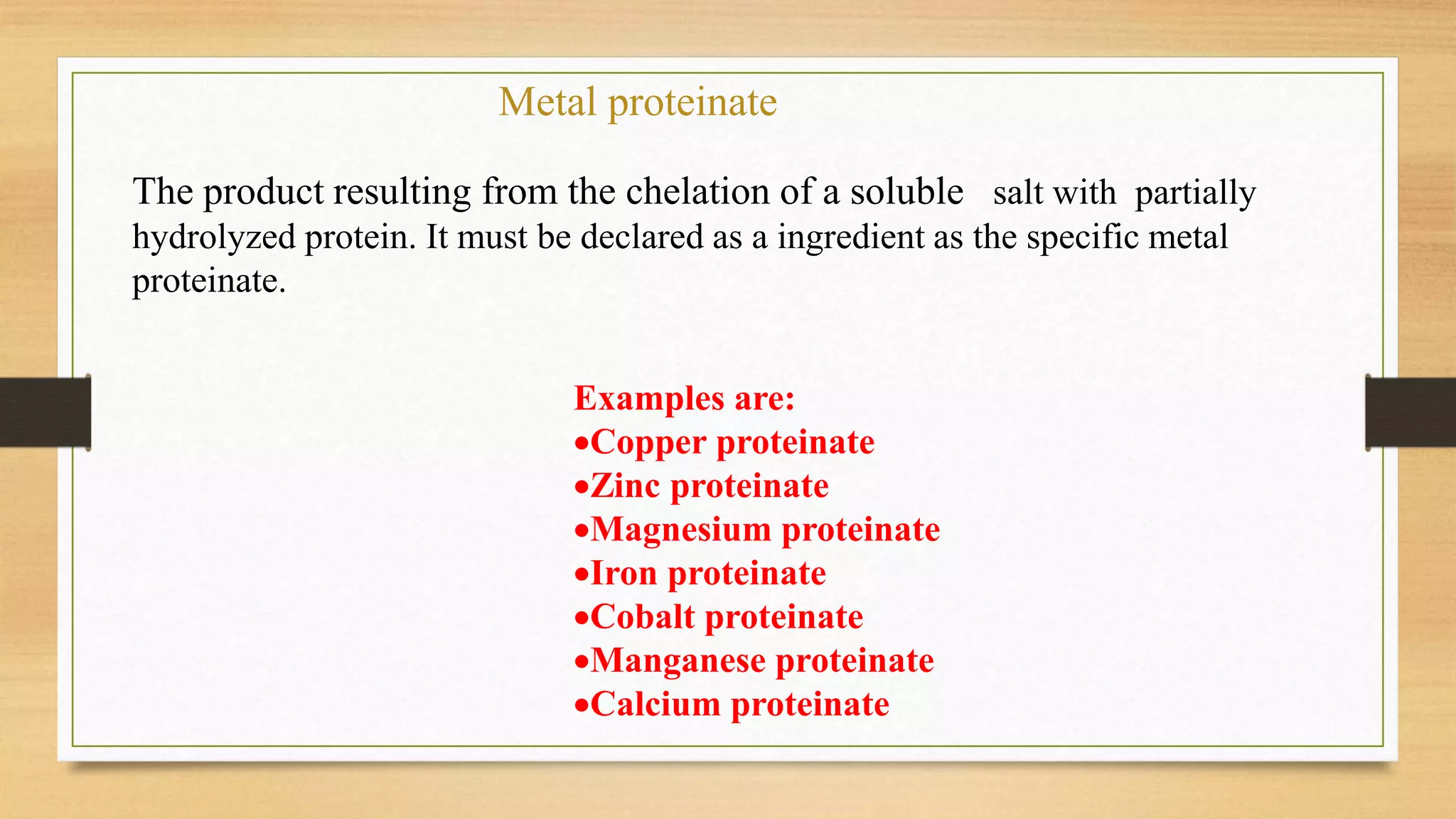 Role of chelated minerals in Livestock and Poultry Production | PPTX