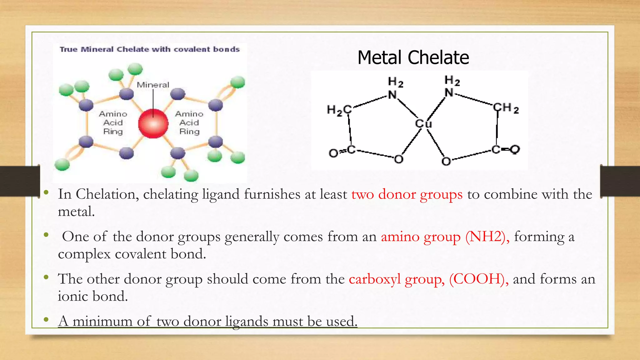 Role of chelated minerals in Livestock and Poultry Production | PPTX