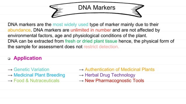 Role of chemical & biological marker.pptx | Herbs and Supplements ...