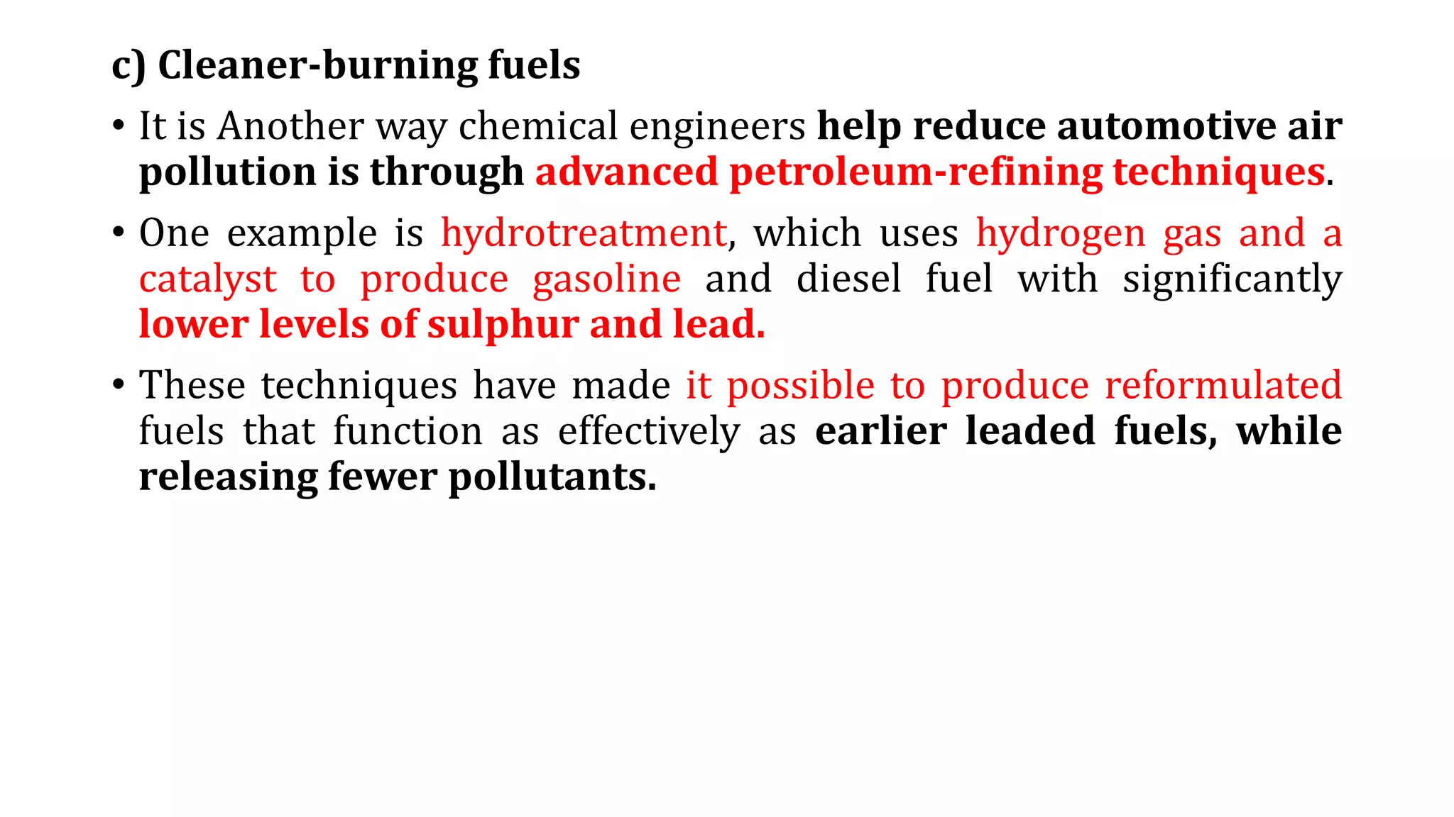 Role of chemical engineer in environment | PPTX