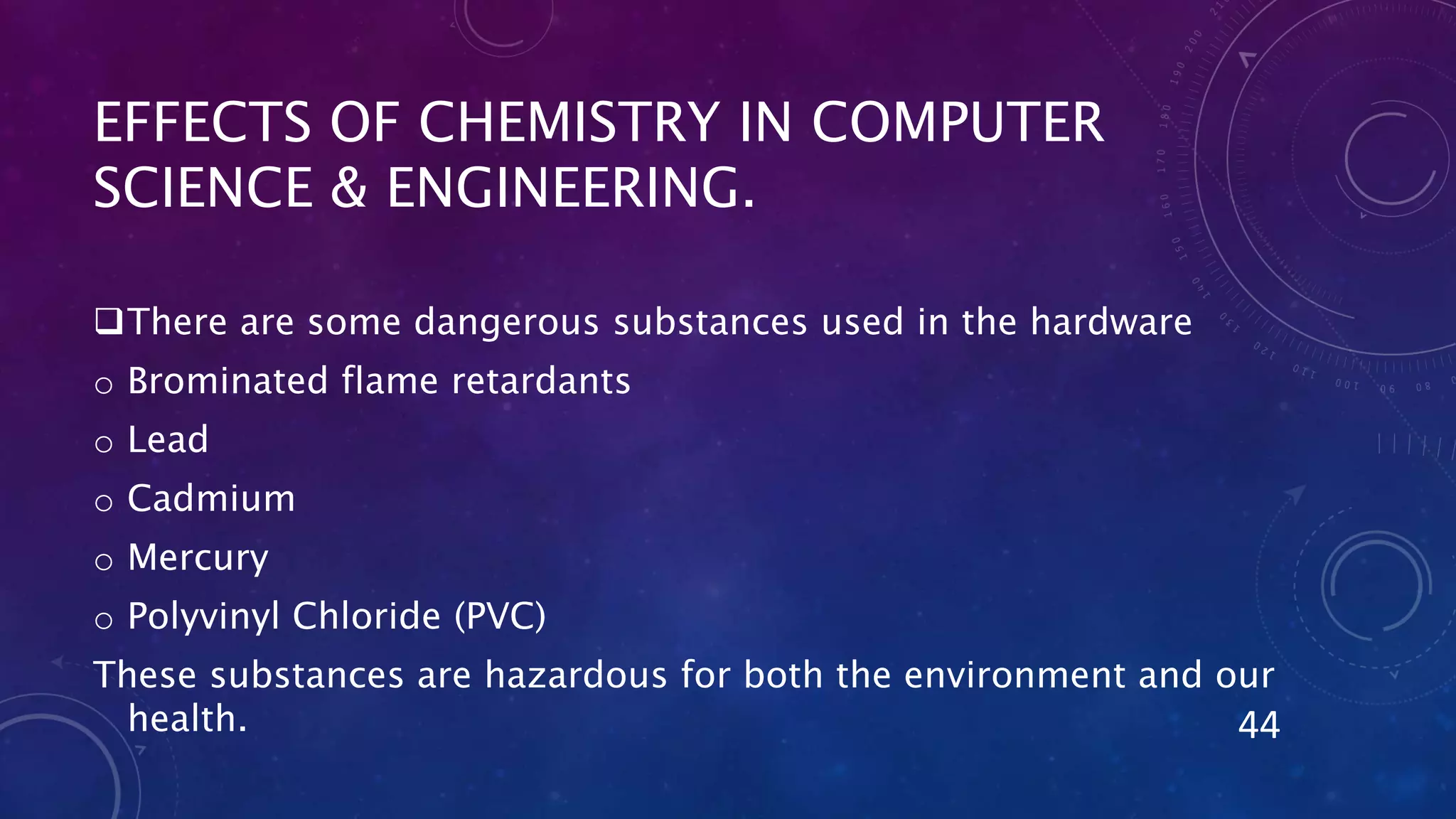 Chemistry in computer science & engineering. | PPTX