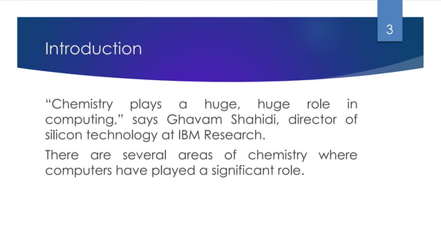 Role of chemistry in cse | PDF