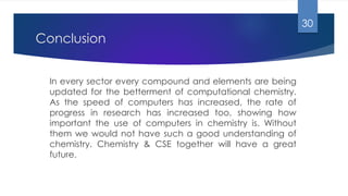 Role of chemistry in cse | PDF
